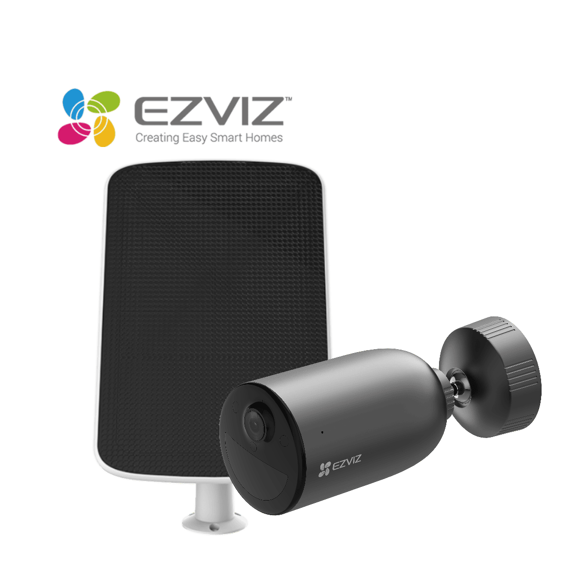 EZVIZ 3MP Outdoor WiFi 6 Camera Solar Kit