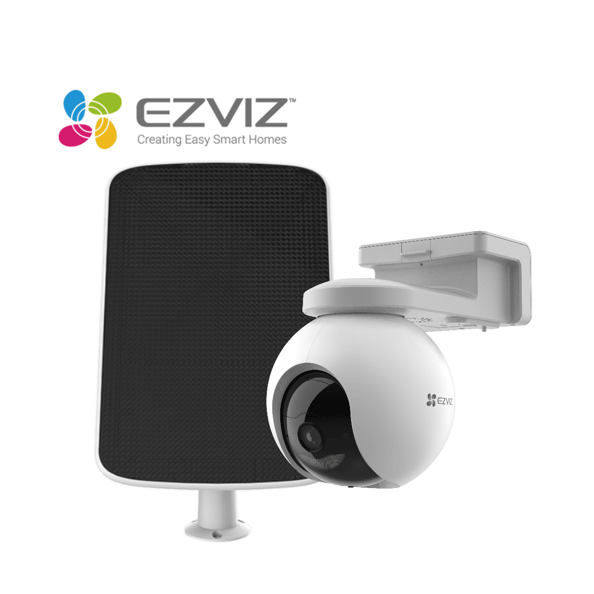 EZVIZ 4MP Outdoor PT WiFi Camera Solar Kit