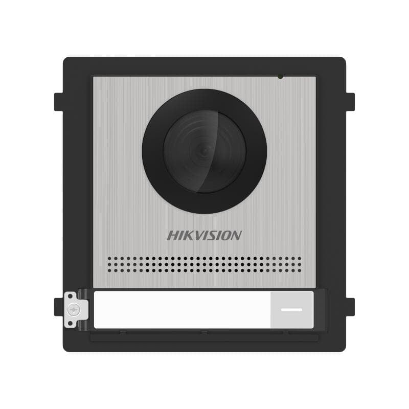 Hikvision Intercom Modular Main Camera One Button Unit, Stainless Steel