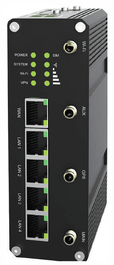 LTS 4G Industrial WiFi Router, 4 Ports, POE, Dual SIMs