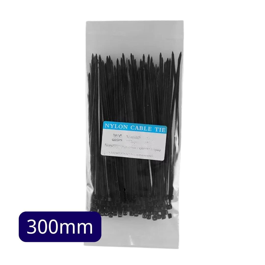 Cable Ties, 300×5mm, 100 pack